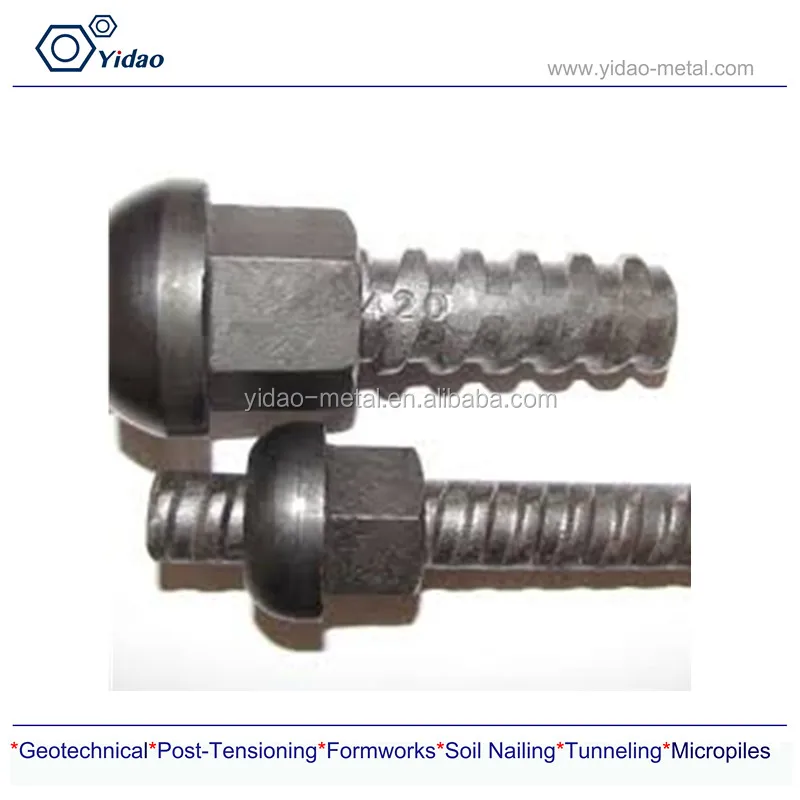 A630 Perno Helicoidal Barra for Mining Tunneling Anchor| Alibaba.com