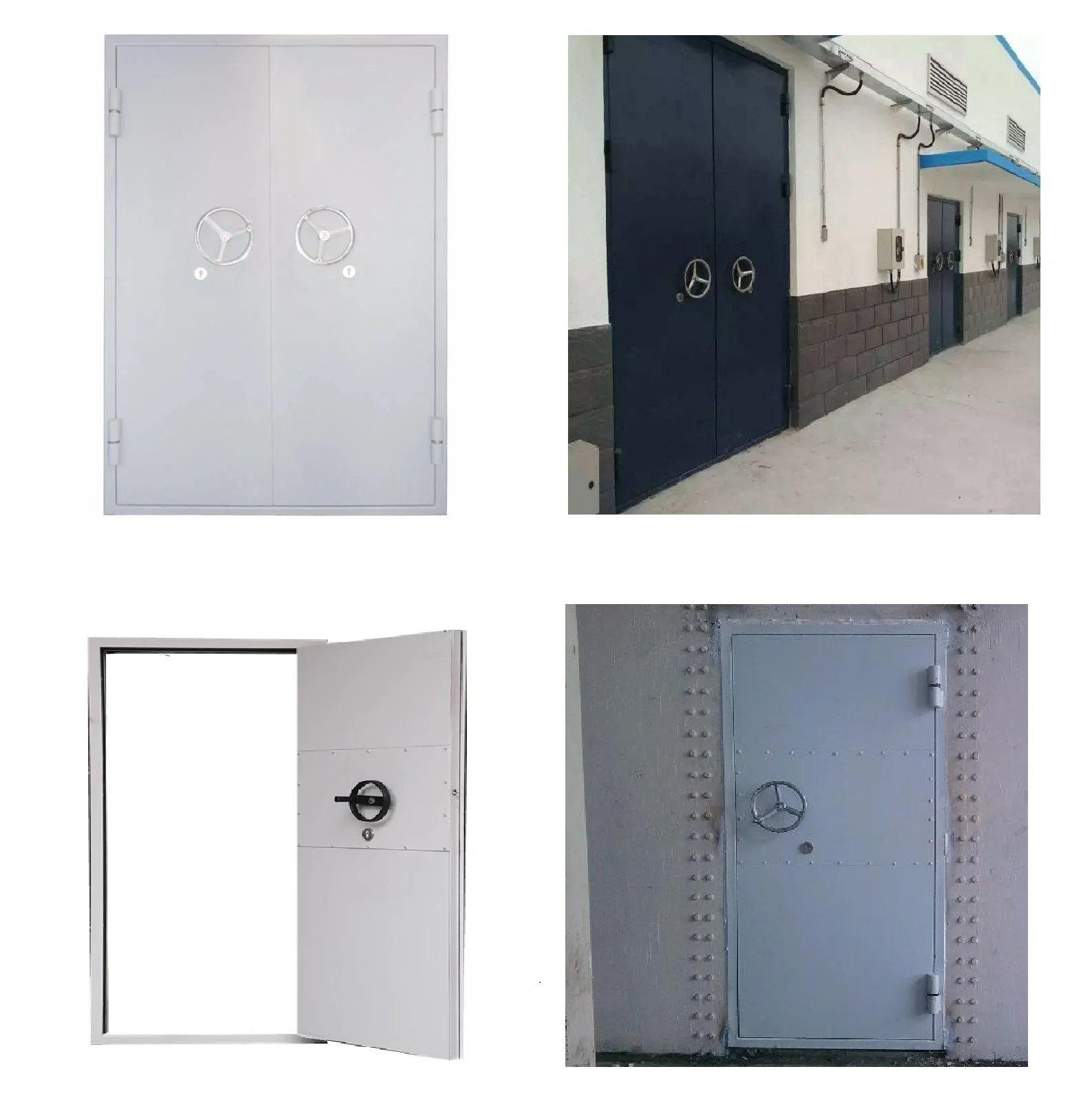 Cold Rolled Steel Safety Blast Proof Resistant Door