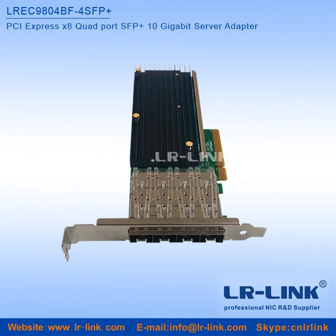 Intel Xl710 Chipset Pci-e 3.0 4 Sfp+ 10gbps Nic Compatible Xl710-da4fh ...