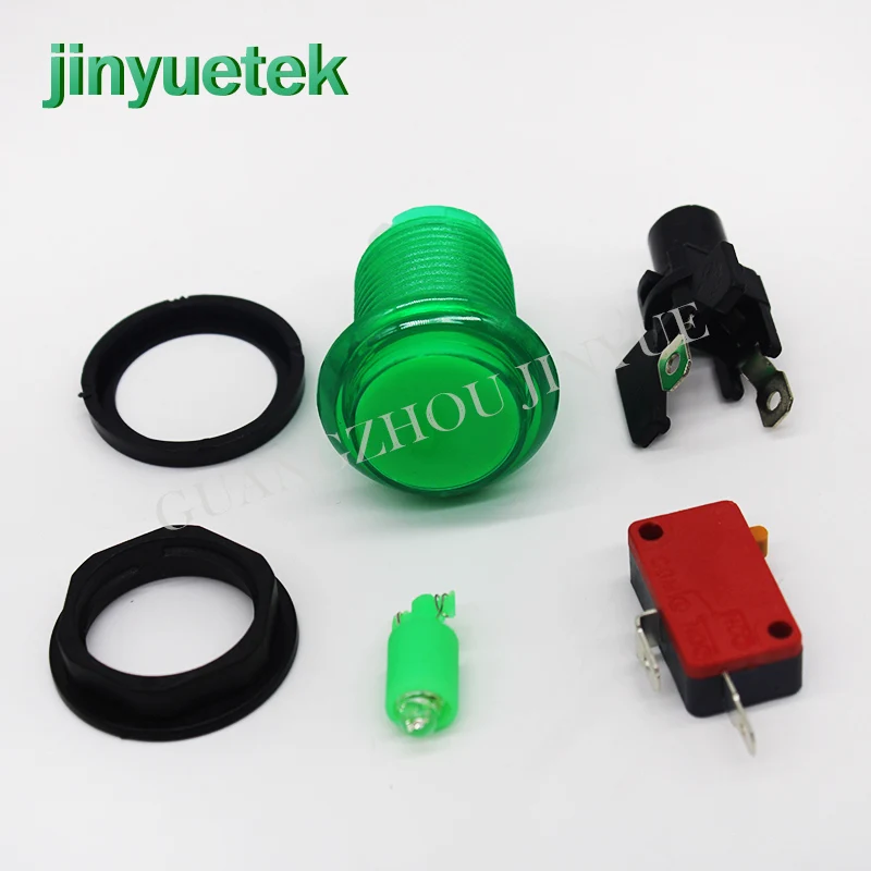 LED Push Button Switch 30mm - Momentary 5V Arcade Accessory