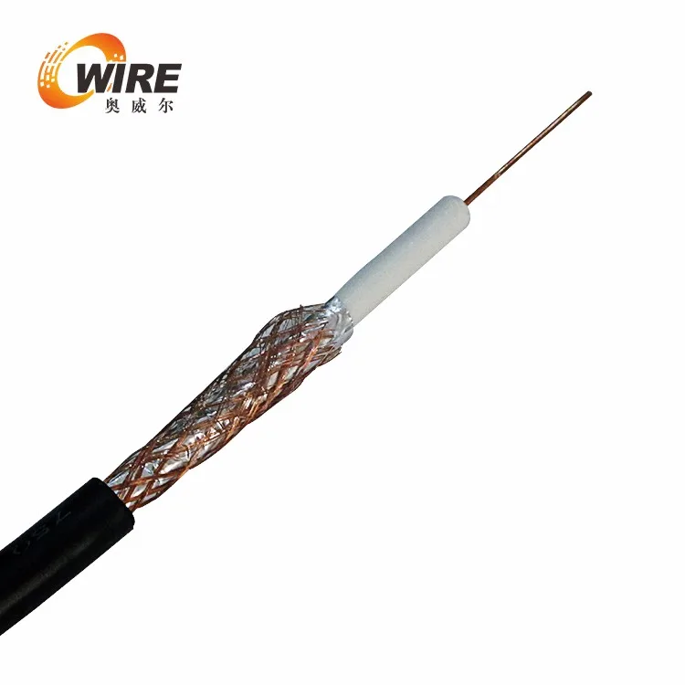 Dependable Performance CCTV CATV MATV RG 58+2C Coaxial Cable RG59