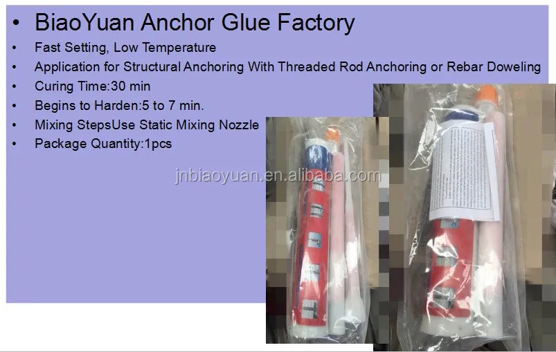 Epoxy Double Components Rebar Planting Glueinjection Glue Buy Epoxy Anchor Adhesiveepoxy