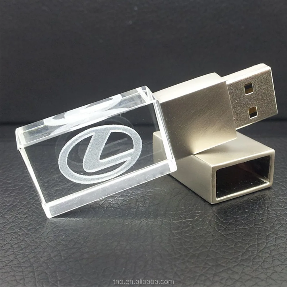 Custom Logo Usb 2.0 3.0 Crystal Usb Memory Stick 4gb 8gb 16gb 32gb 64gb Usb Flash Drives 3.0 ...