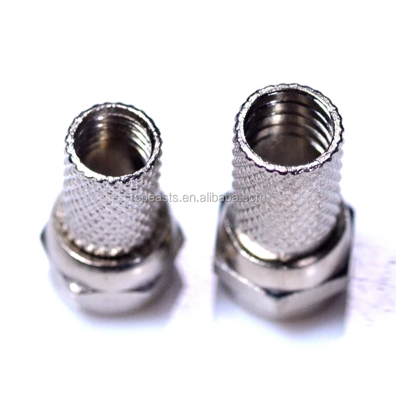 F Male Twin on RG58 RG9 RG6 RG7 RG11 Coaxial Connectors
