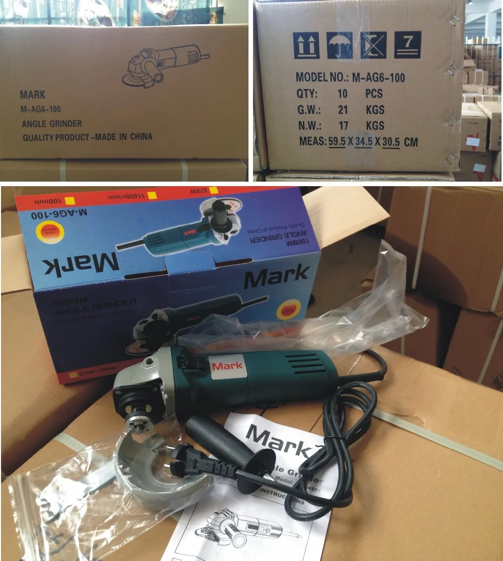 CE Certificate GWS 6-100 Model Angle Grinder - Quality & Power