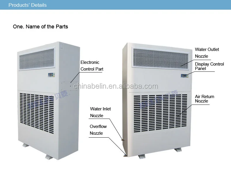 High Efficiency 30kg/h Capacity Refrigerator Humidifier