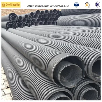 18 Inch Culvert Pipe Hdpe Corrugated Plastic Drainage Pipe - Buy 18 ...