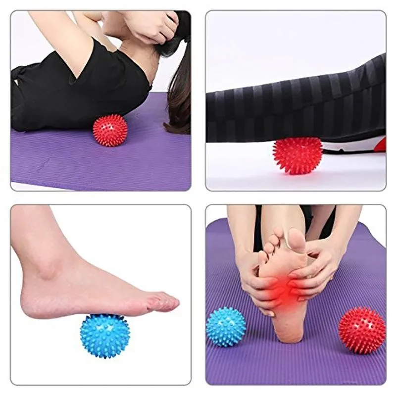 Wholesale Pvc Spiky Massage Ball Spikey Yoga Pilates Balls Set Trigg-er ...