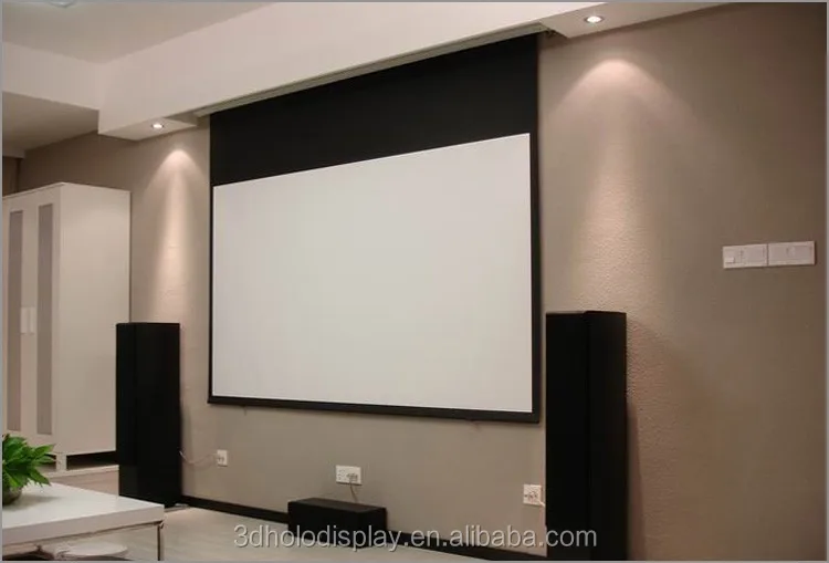 Home Cinema Screen - Motorized Projector Fabric 16:9