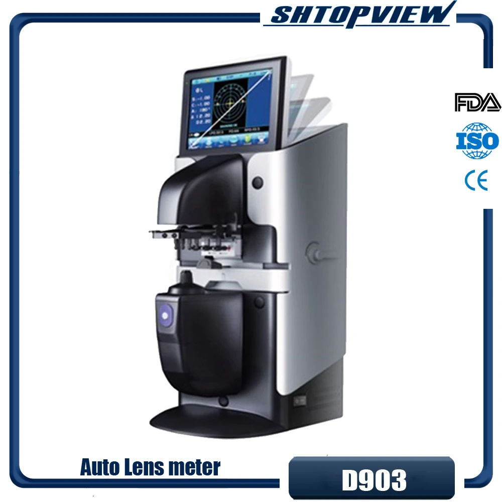 Digital Lens Meter Lensometer Focimeter With Touch Screen Lensometer ...