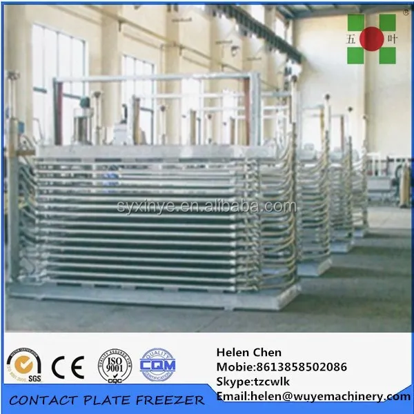 Semi Contact Plate Freezer Air Blast Freezer For Tunna Fish - Buy Plate ...