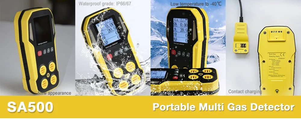 2~5 Gas Analyzer,Ce Portable Multi Gas Detector Ch4,Co,Co2,O2,H2s,So2 ...