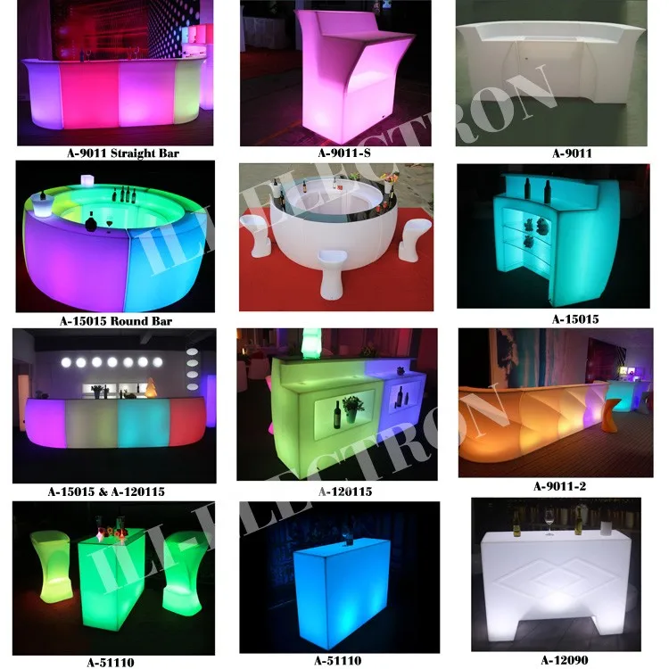 Modern Led Lighted Events Bar Counter /party Bar Counter - Buy Party ...