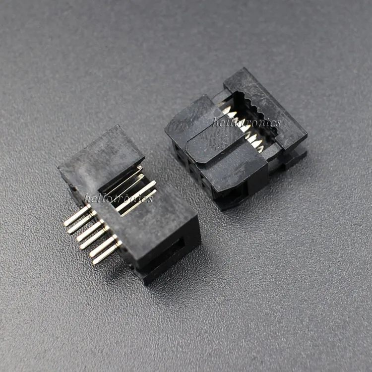 2x3 Pin Shrouded Female And Male Box Header - Buy 2x3 Shrouded Header ...