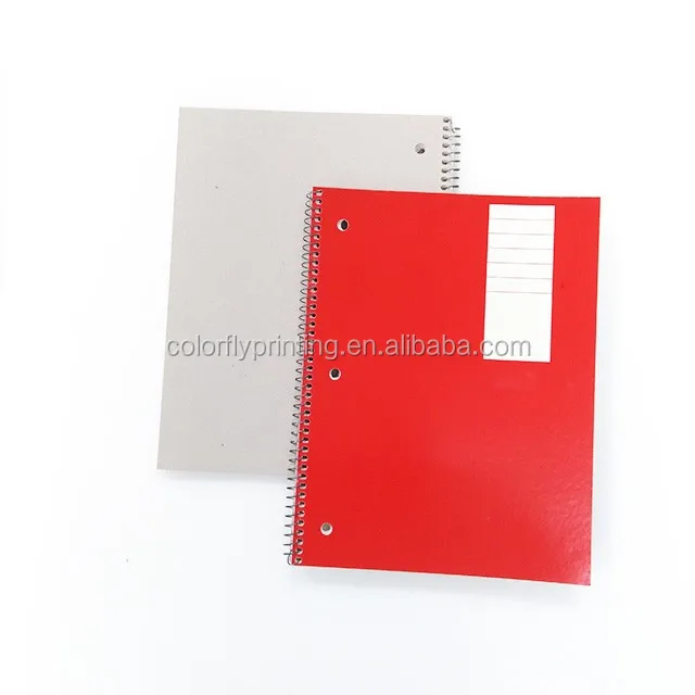 Custom 1 Subject College Ruled Yellow Cheap Bulk Spiral Notebooks ...