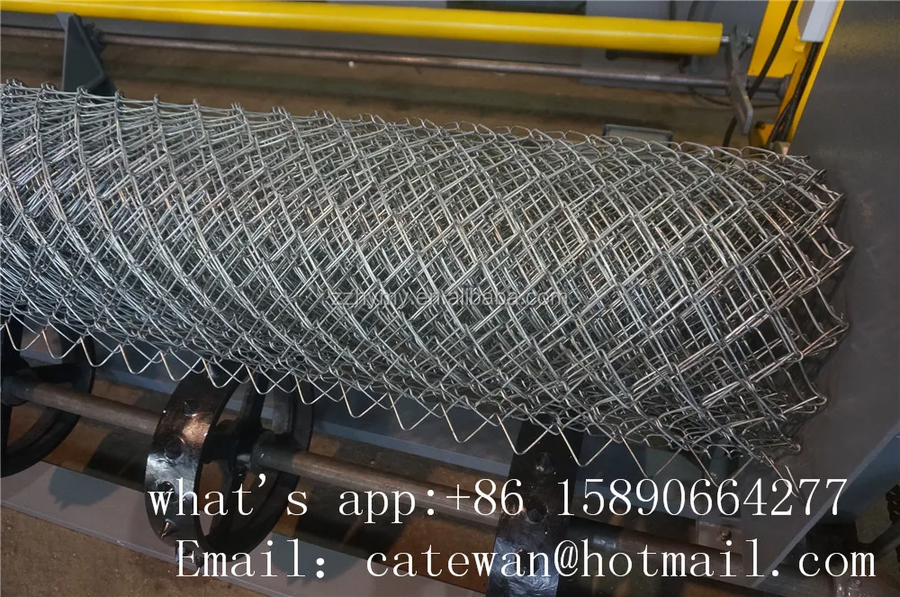 4m Length Chain Link Fence Mesh Weaving Machine - Buy Chain Link Fence ...