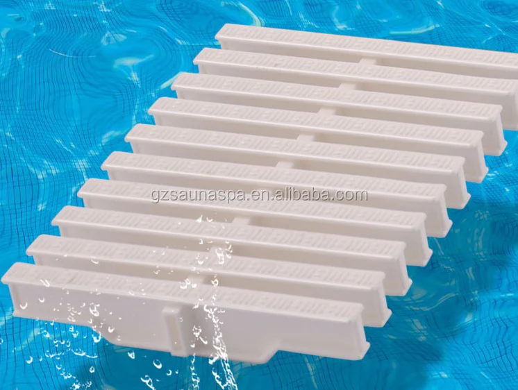 Anti-skid Pvc Swimming Pool Gutter/overflow Grating - 18cm/20cm/25cm ...
