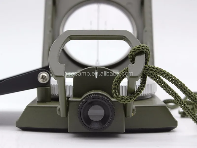 Waterproof Lensatic Prismatic Compass with Noctilucent Display