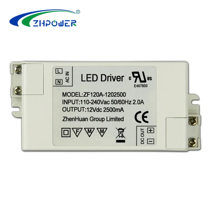 230v 12v Dc Led Driver 12v 2.5a Ac Power Supply With Ul Ce Rohs - Buy ...