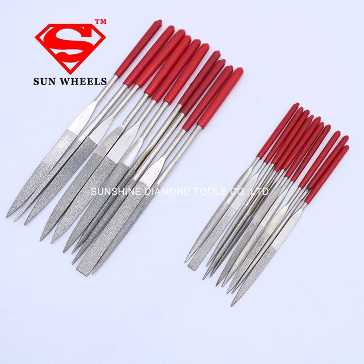 Electroplated Diamond Circular Flat Semicircle Square Triangle Steel ...