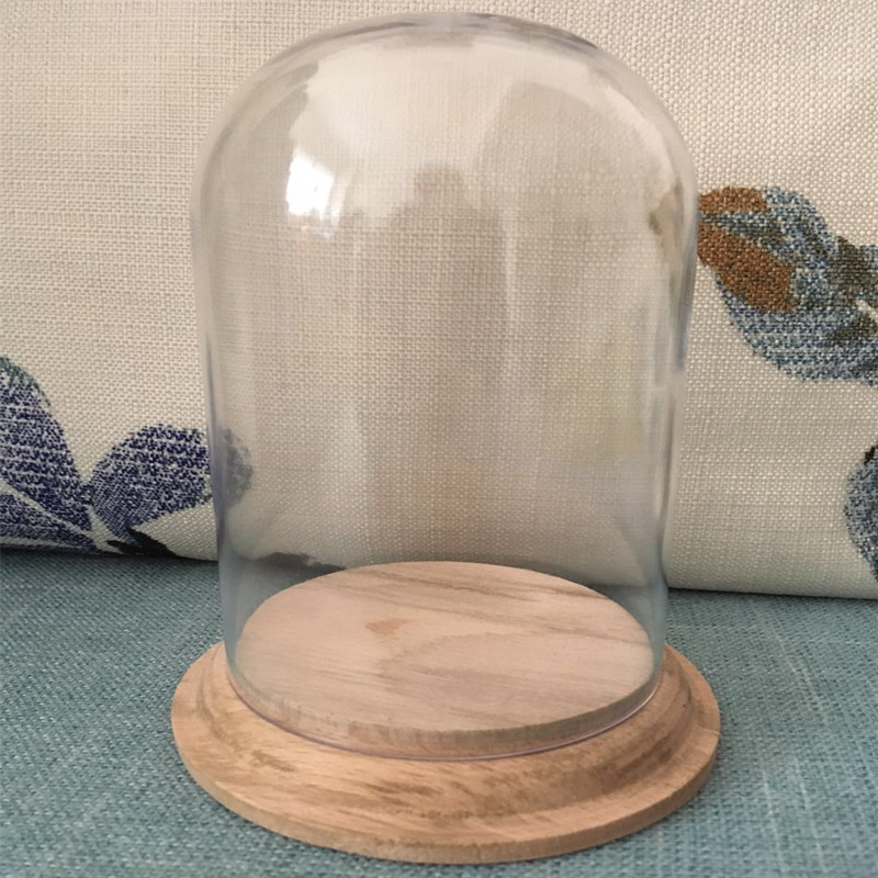 Wholesale Plastic Bell Jar for Flower Store/christmas Gift
