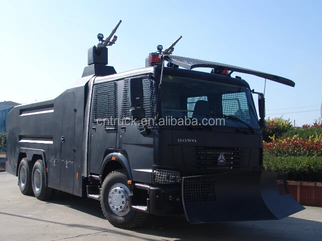 Howo Armored Riot Control Vehicle - Buy Riot Control Vehicle,Armored ...