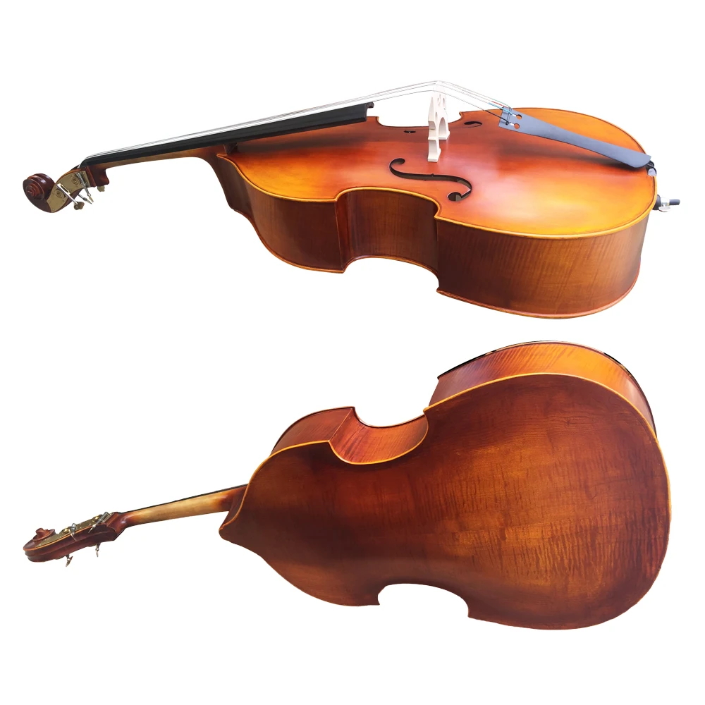 Beautiful Handmade 3/4 Double Bass With 4 Strings - Buy Double Bass ...