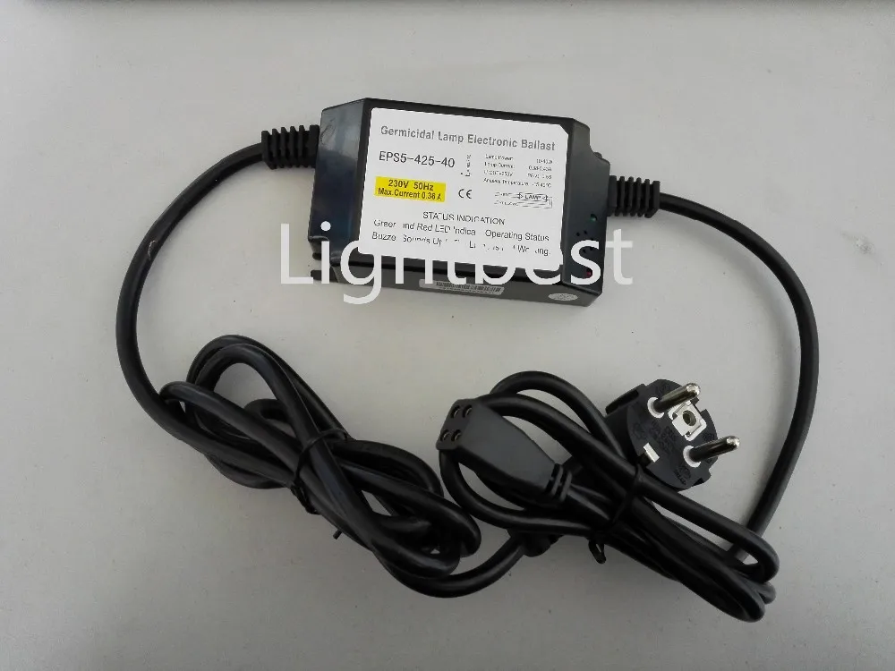 Eps5-425-40 Integrated Good Quality 10w 25w 40w 4 Pin Connector Uv Led Indicator Ballast For Uvc ...