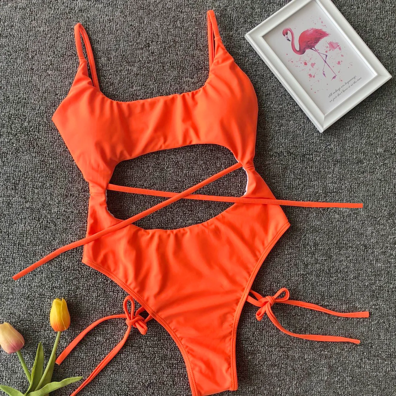 Sexy Monokini One Piece Swimsuit Bandeau Swimwear Women Buy Sexy