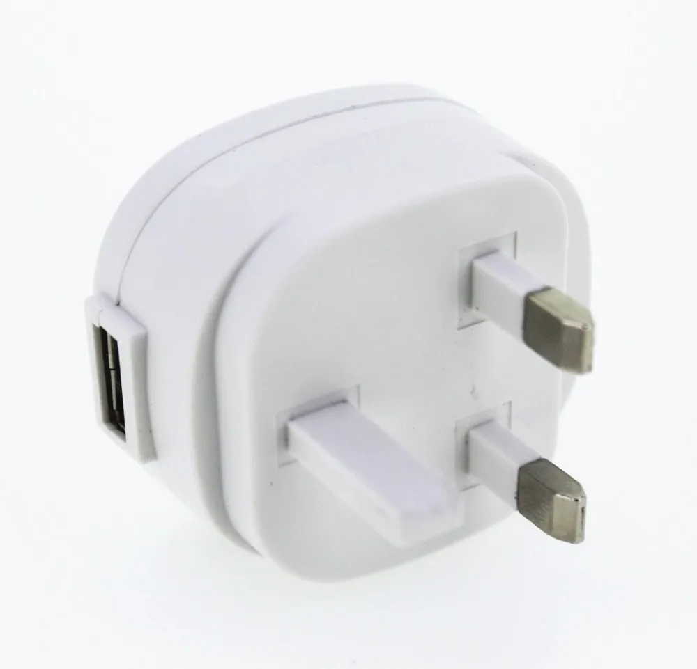 3 Pin Uk Bs Plug 5v 1a Travel Usb Charger Adapter For Iphone Charger ...