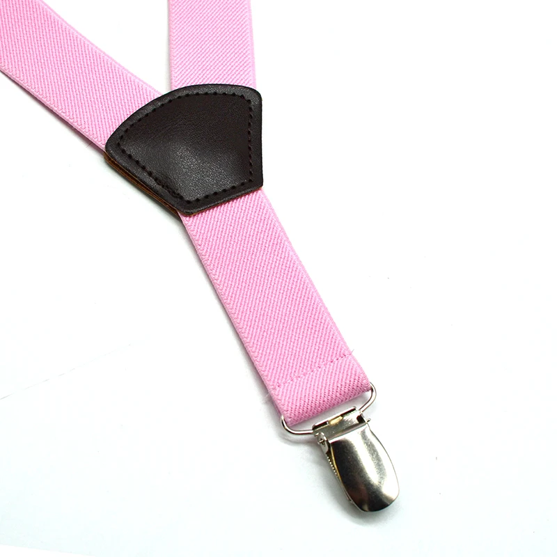 Brown Suspenders Kids Strap Polyester Pu Material Resistant Solid ...