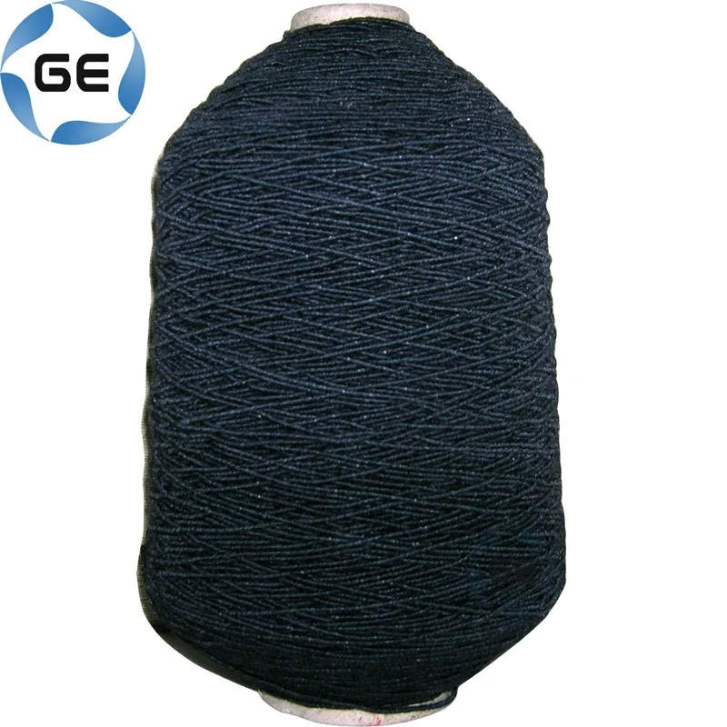 Latex Rubber Shirring Elastic Thread White Black Or Covered Yarn For ...