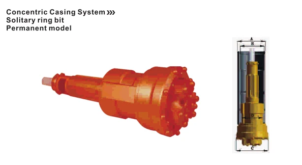 Permanent Concentric Odex Drilling Solitary Ring Bit - Buy Concentric ...