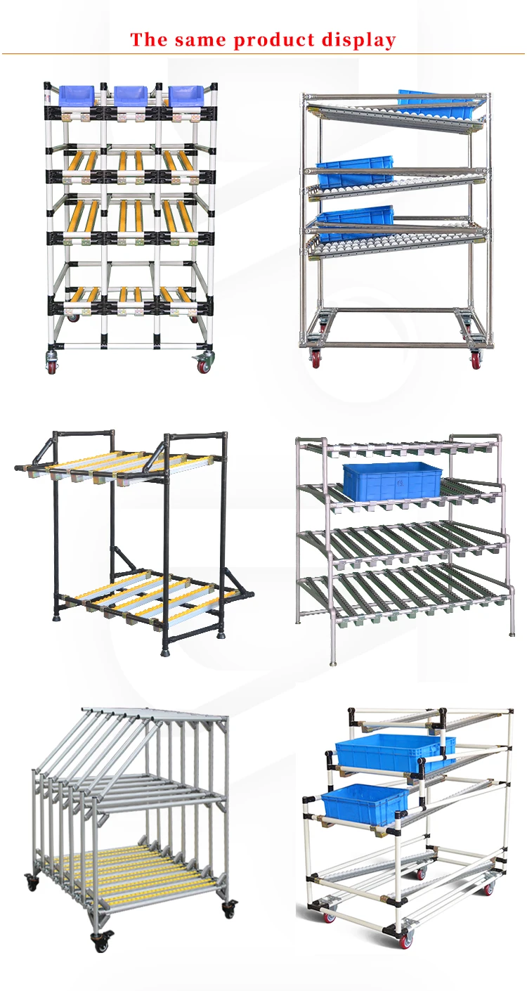 DY41 Pipe Rack Storage System in Workshop with Roller Track