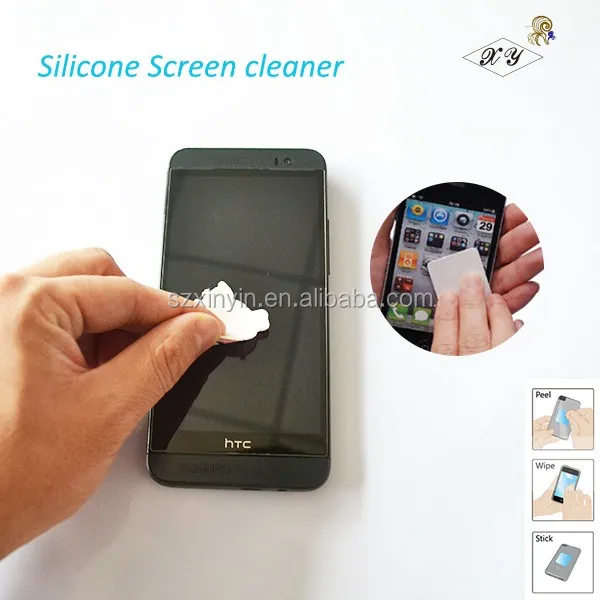 Full Color Custom Printed Microfiber Mobile Screen Cleaner Stickers ...