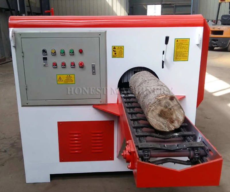 Round Log Multiple Rip Saw / Circular Saw Log Cutting Machine / Log ...