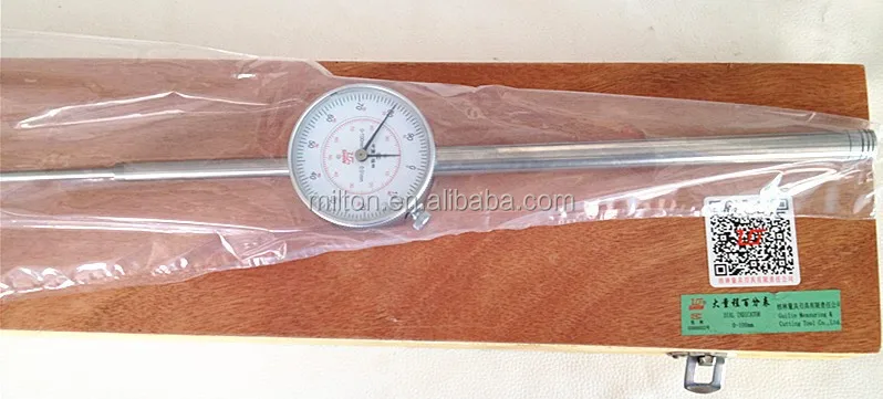 Large Measuring Range Dial Indicator 0-100mm Measuring Gauge - Buy Pipe ...
