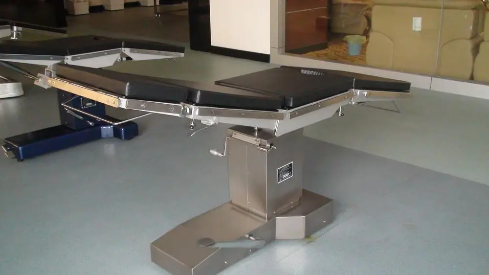 X Ray Compatible Operation Bed C-arm Compatible Electric Operating ...