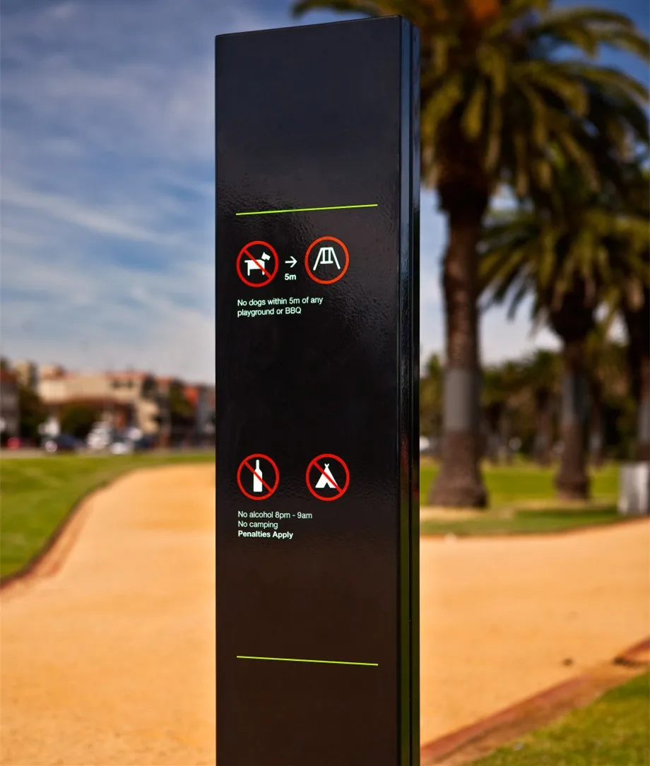 Skyseen Outdoor Large Wayfinding Signage LED Pylon Sign Factory Supply