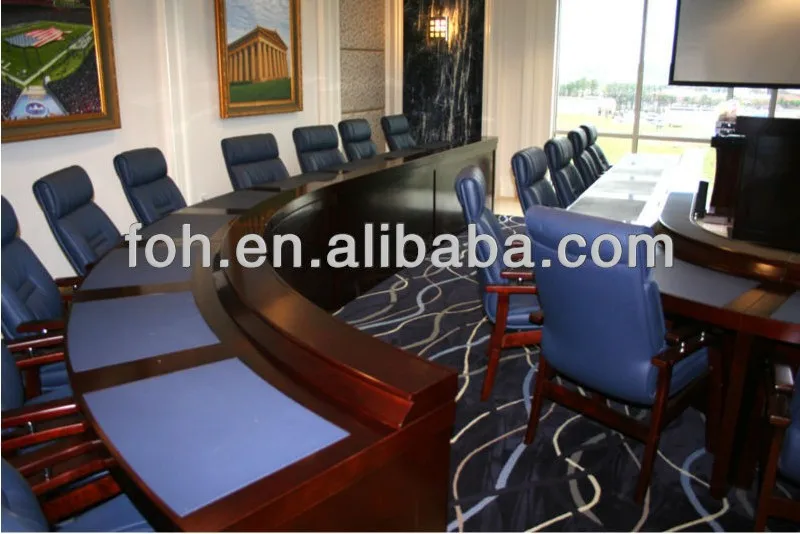 Wood Veneer V Shaped Conference Table (fohvc-001) - Buy Conference ...