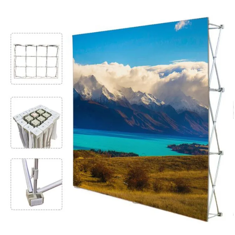 Portable Advertising Pop Up Banner Wall Display Stand For Exhibition ...
