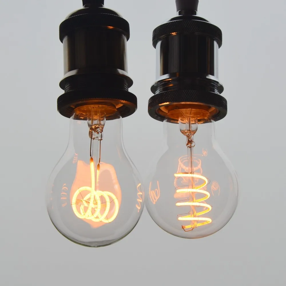 Spiral Lamp G80 G95 G125 4w Led Light Edison Bulb Vintage Flexible Led ...