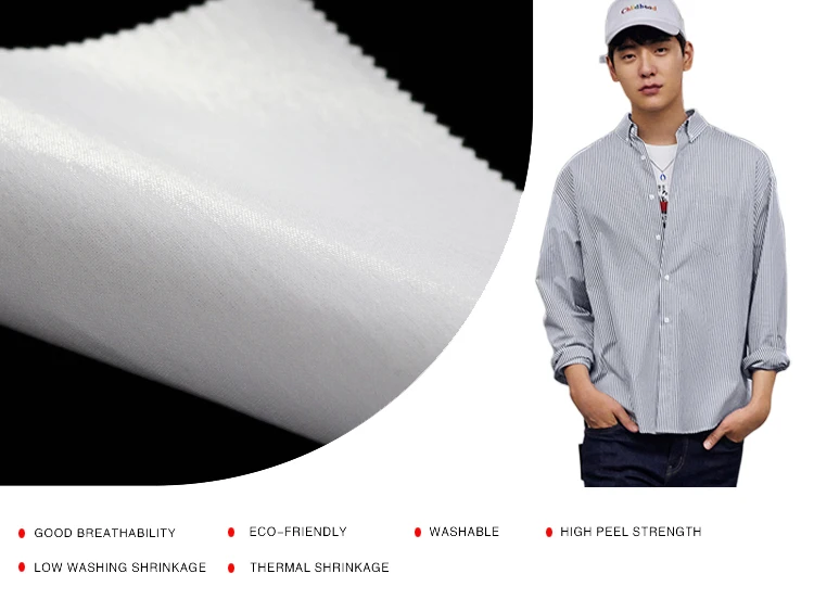 Resin Interlining Shirt - Fusible & Shrink-resistant
