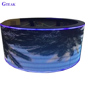 Round Column Flexible Curve Led Display Screen - Buy Curve Led Display ...