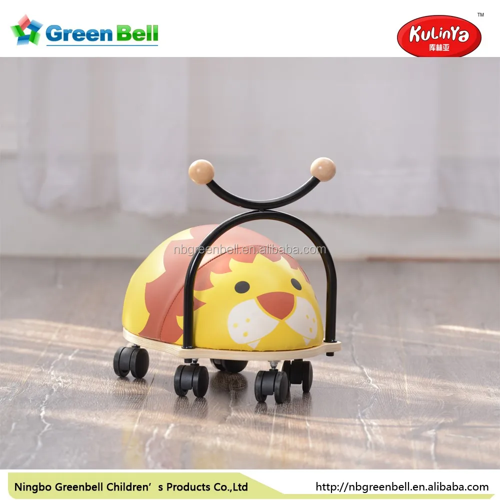 Kids Toddler Ride On Toy Ladybug Animals Car Wooden Balance Toys Ride ...