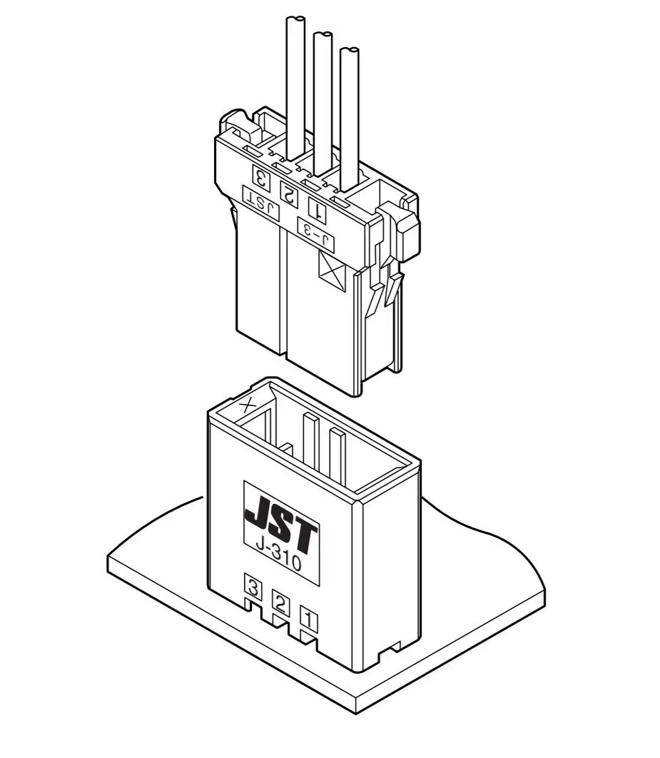 5.08 Mm Pitch Fa J300 Series Wire To Board Jst Sm Connector Cable ...