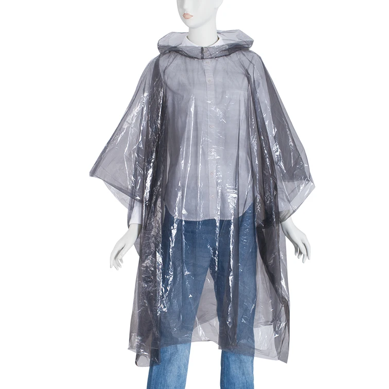 Disposable Environmental Protection Pe Rain Cape. - Buy Camouflage Rain ...