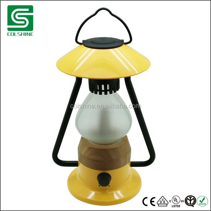 Retro Black Adventuridge Rechargeable Led Camping Lantern With Usb ...
