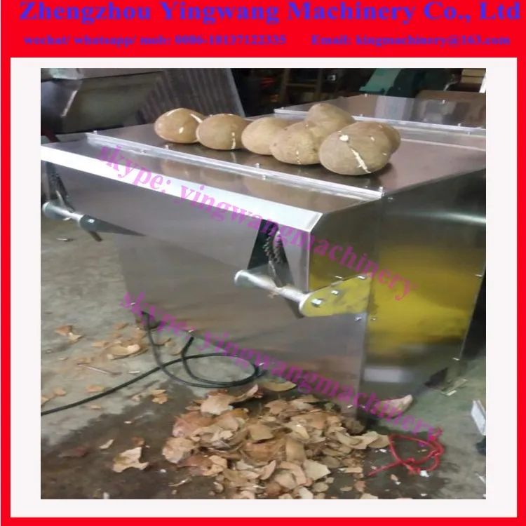 Old Coconut Shelling / Defibering Machine / Coconut Had Brown Skin ...