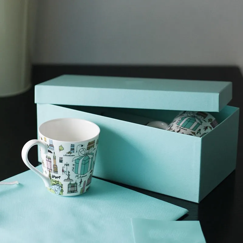 Custom Double Cardboard Mug Box Packaging With Foam - Buy Mug Box With ...